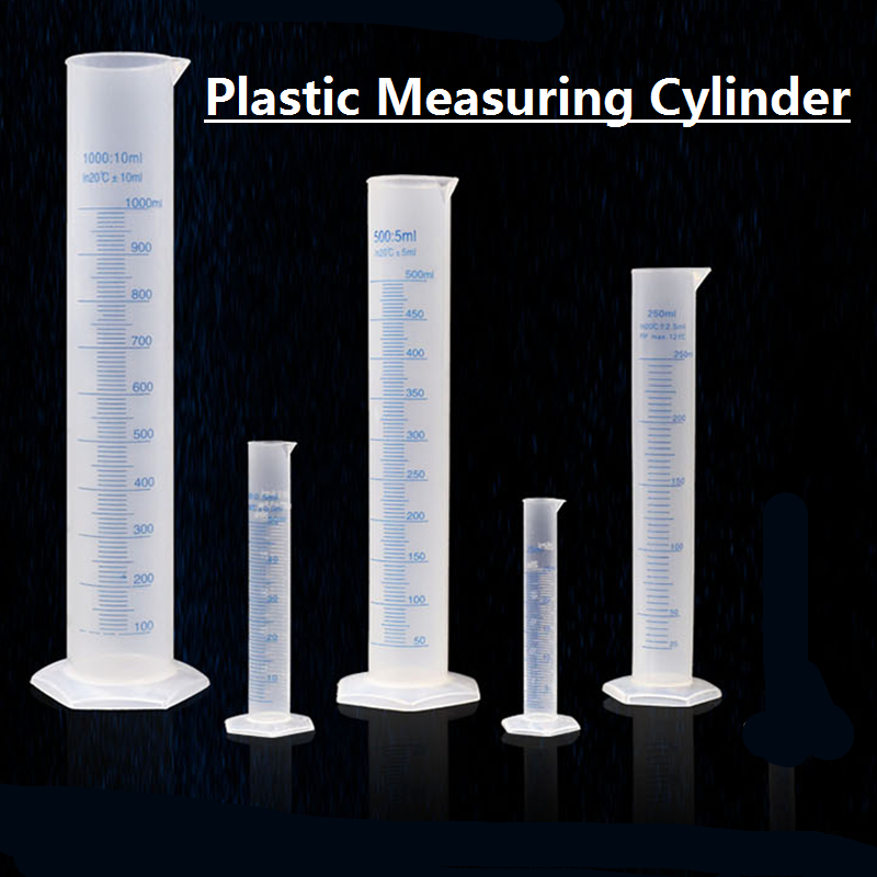Plastic Measuring Cylinder With Scale Measuring Cup PP Long Measuring ...