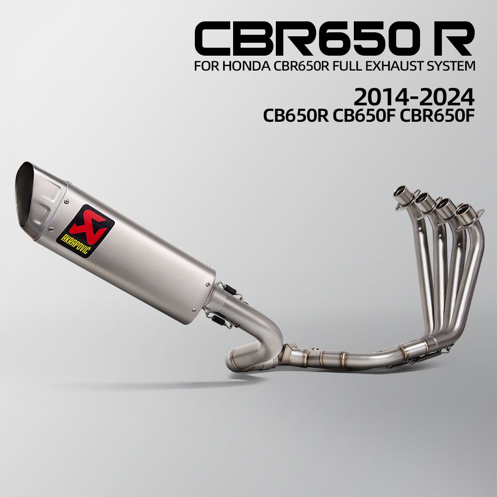 Akrapovic M1 super racing exhaust kit For cbr650r cb650r cb650f full ...
