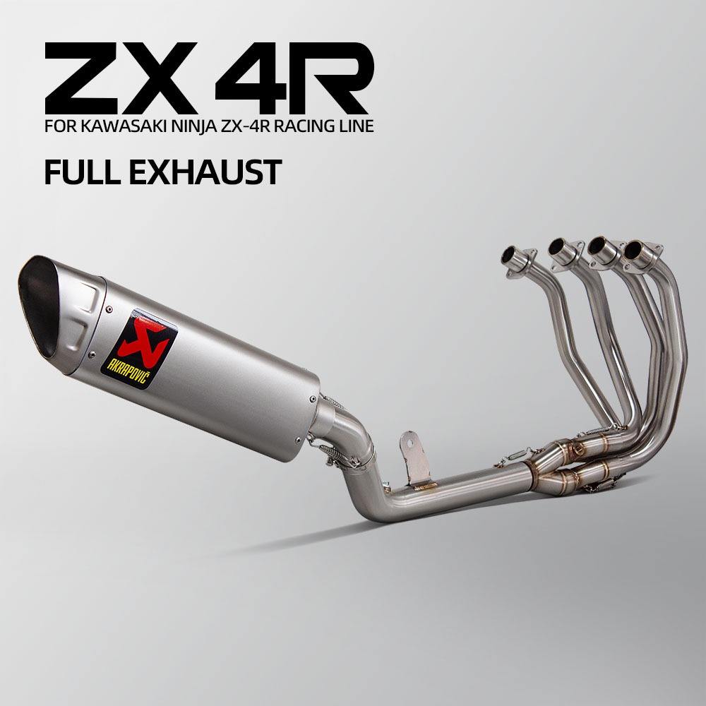 Akrapovic M1 super racing exhaust kit For Kawasaki ZX4R ZX-4R ZX25R ZX ...