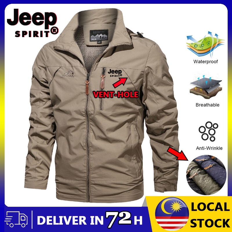 Jeep Spirit Men's Jackets Waterproof Windproof Motorcycle Jacket ...