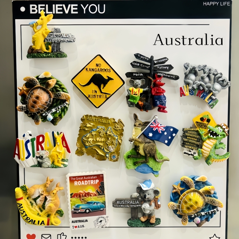 Australia，kangaroo，Koala，Sydney Opera House，sea turtle，dart，stamp ...