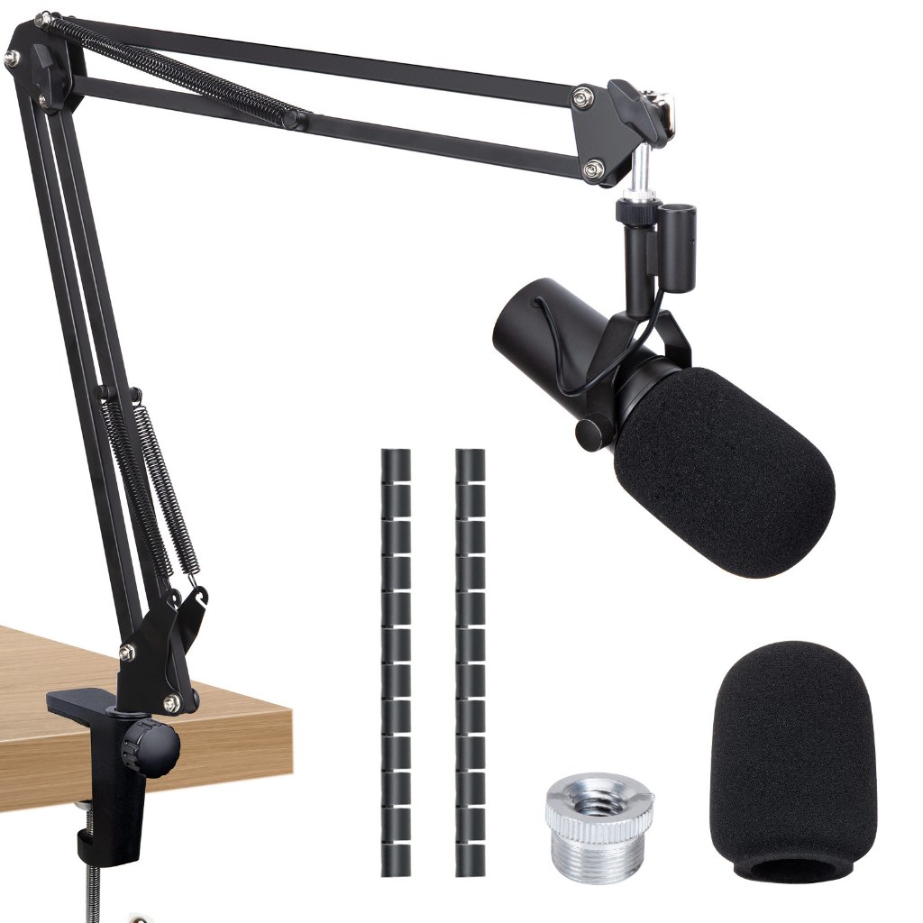 Shure SM7B Boom Arm with Mic Cover Compatible with Shure SM7B ...