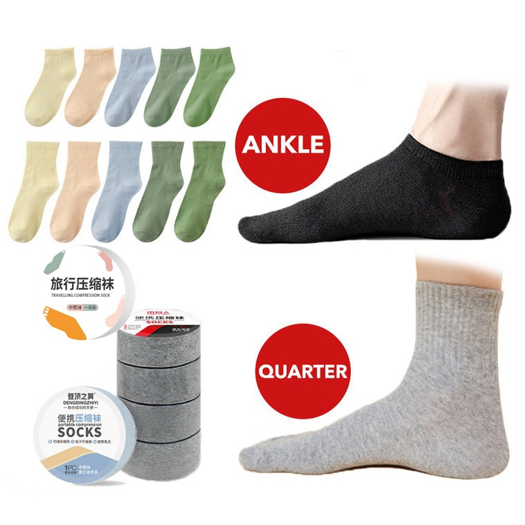 Bfuming Disposable Socks for Travel Men Women Ladies Female Ankle ...