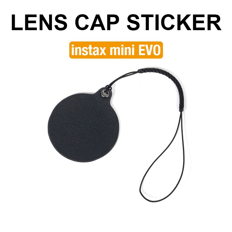 [Film Lab] Lens Cap Sticker with Strap for Instax Mini EVO Pelekat ...