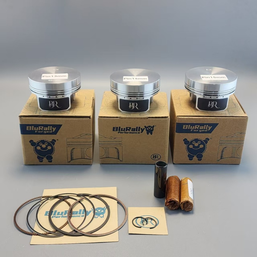 66mm Motorcycle Forged Piston with DLC pin13&14&15mm for Racing and ...