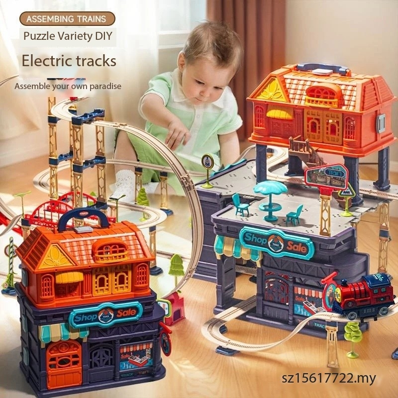 SmartTrackers 168PCs STEM Electric Train Kit｜DIY Railway System with AR ...