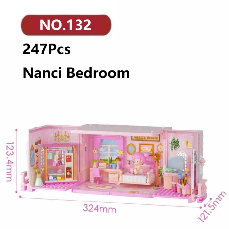 Nanci Stacking Room Building Blocks 247 Pcs JAKI Architecture Bricks ...