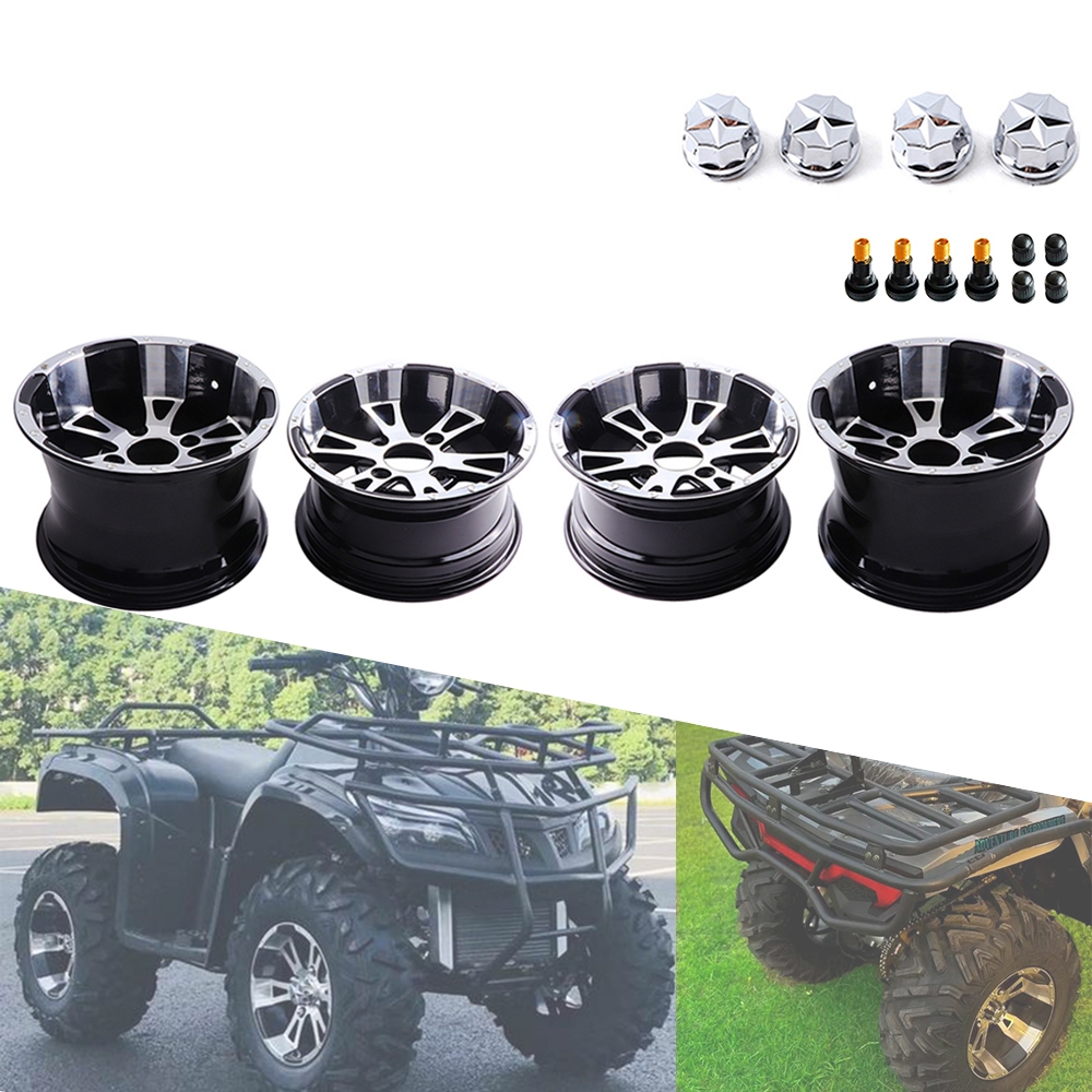 1 Set ATV 12 inch Aluminum Alloy Wheel Hub 12x6 12x8 Rim For 150cc ...