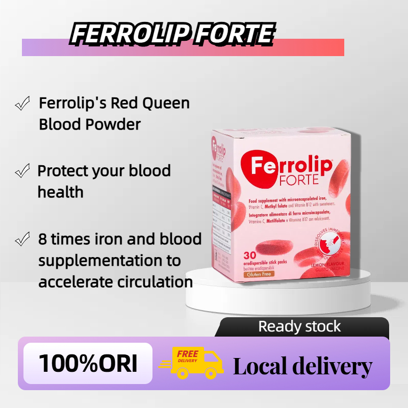 Ferrolip FORTE- Flavored Ferrolip FORTE: Iron, Vitamin C, Folate & B12 ...