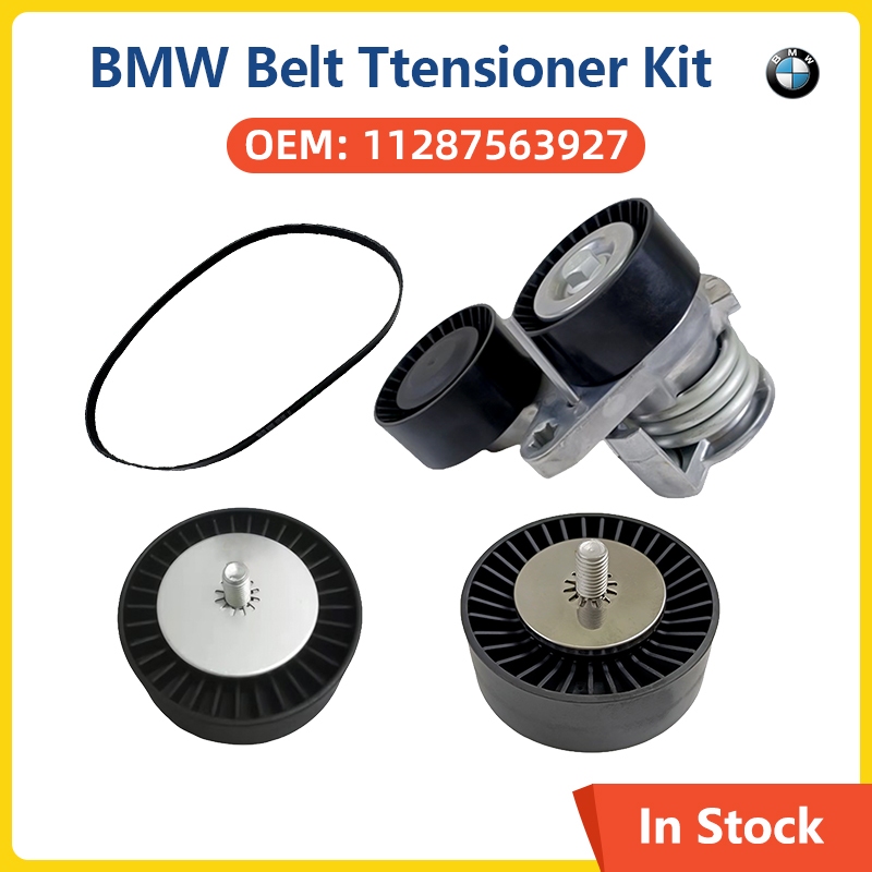 Auto parts Engine Drive Belt Tensioner kit V-Ribbed Belt For BMW N54 ...