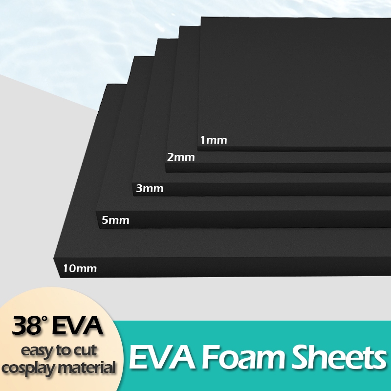 EVA Foam Sheets 38° Thickness 1/2/3/5/10MM 35cmx100cm Kids Handmade DIY ...