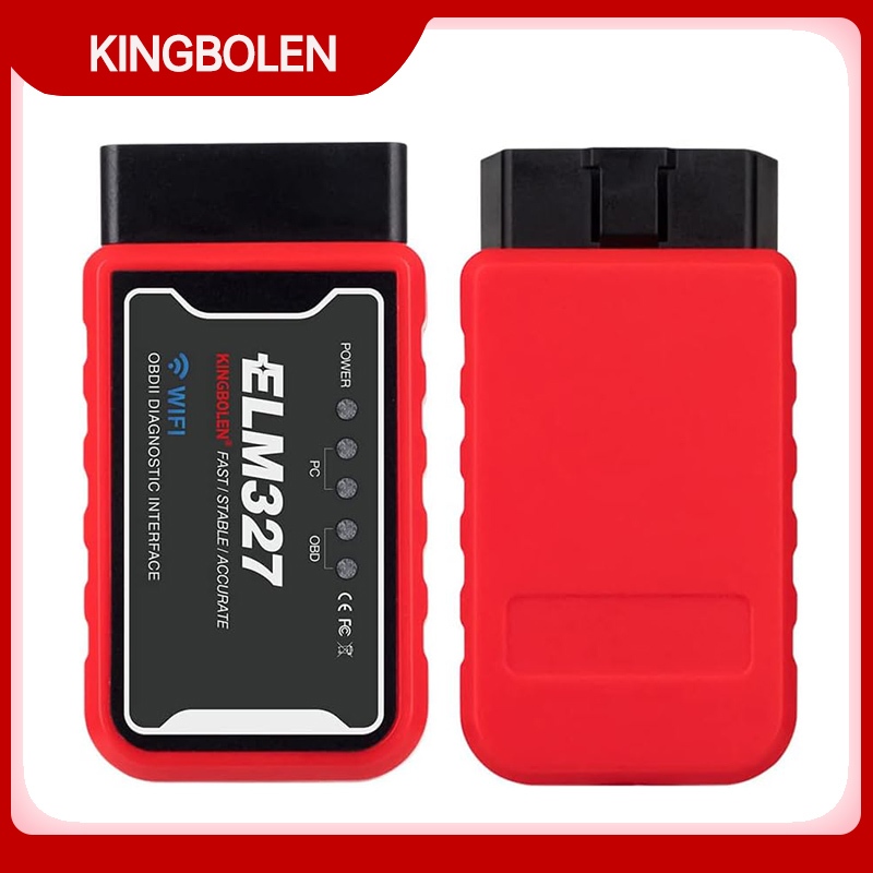 KINGBOLEN-ELM327 OBD2 Scanner WiFi Car Failure Detector OBD OBDII Code Reader Check Engine Light ...