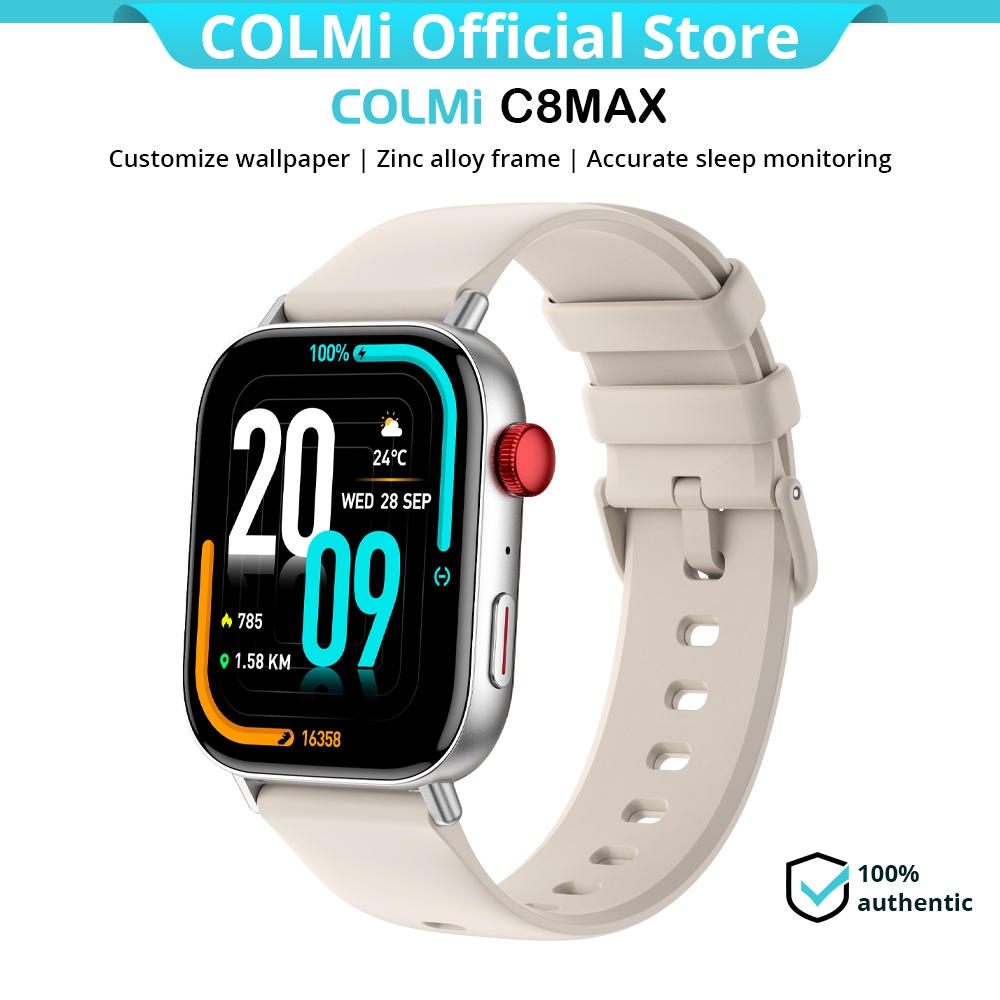 COLMI C8 Max smart watch Bluetooth call Accurate sleep monitoring IP68 ...