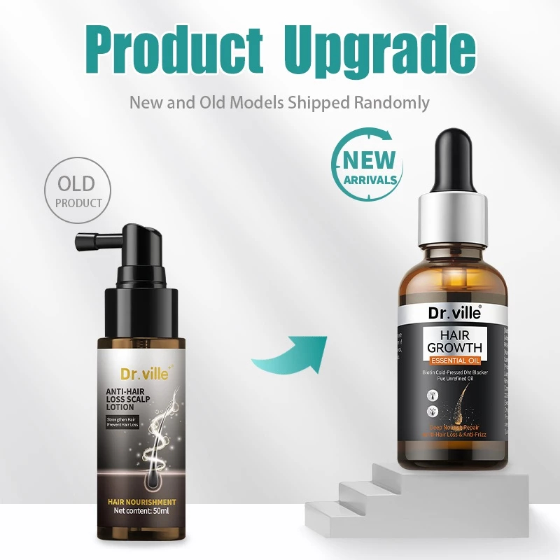 Dr.ville Hair Tonic Hair Growth Serum Anti Hair Loss Serum Hair Loss ...