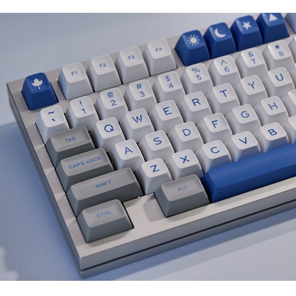 Gmk Gray White Blue Keycap SA Height Keycap ABS Two Colors 173 Keys ...