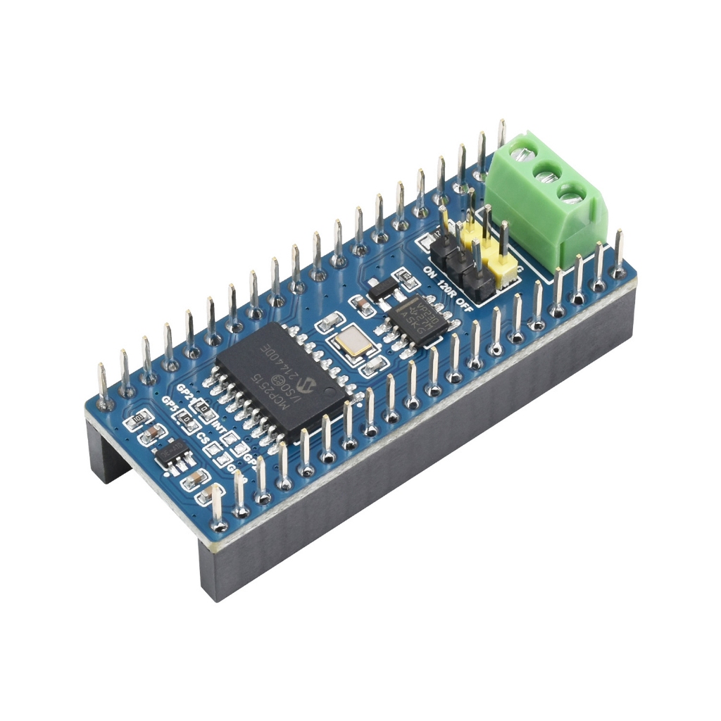 Spi Can Bus Expansion Board Hat For Raspi Rpi Raspberry Pi Pico 2 W 2w