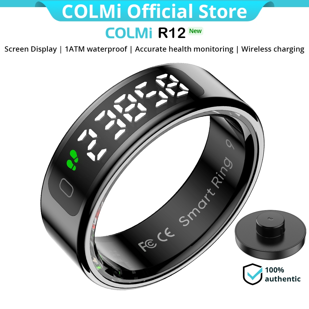 COLMI smart ring R12 Screen Display 1ATM waterproof Accurate health ...