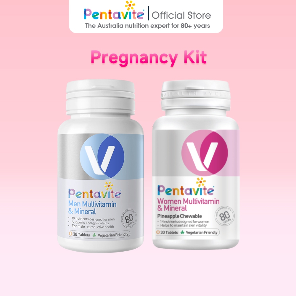 Pentavite Women Multivitamin & Mineral Pineapple Chewable 30 Tablets ...