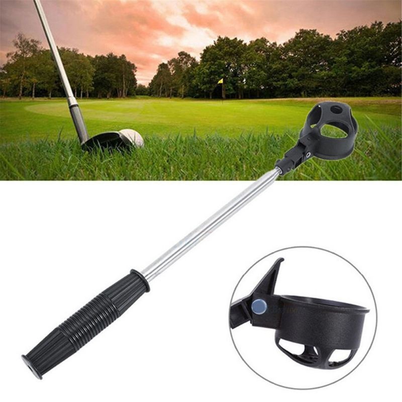 Golf Ball Retriever 8 Sections Stainless Steel Telescopic Ball Picker ...