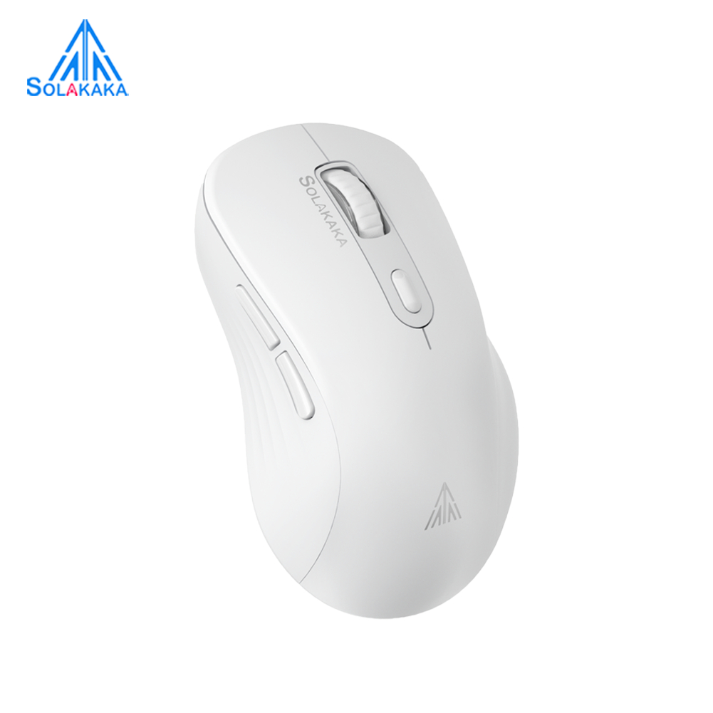 SOLAKAKA SM66 Wireless Mouse Bluetooth/2.4G 400mAh Battery With 6-speed ...