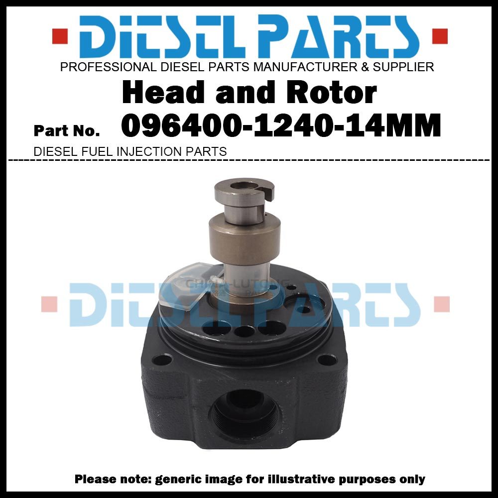 Hydraulic Head and Rotor 096400-1240-14MM 4/14R for Toyota 14B | Shopee ...