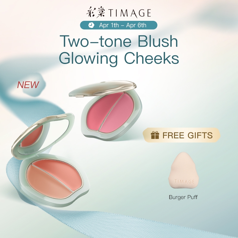 【大马发货】TIMAGE Wave Of Classic Glossy Dual-Color Blush-cream Watery ...