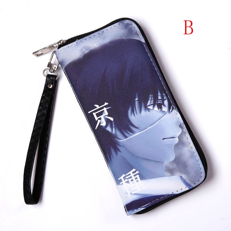 Anime Tokyo Ghoul Long Wallet Kaneki Ken Cell Phone Portable Zipper ...