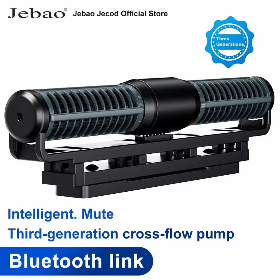 Jebao Jecod 2024 New DCW Series Bluetooth Cross-flow Pump Aquarium Fish ...