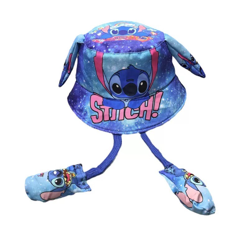 Stitch hat, Stitch ears move airbag bucket hat | Shopee Malaysia