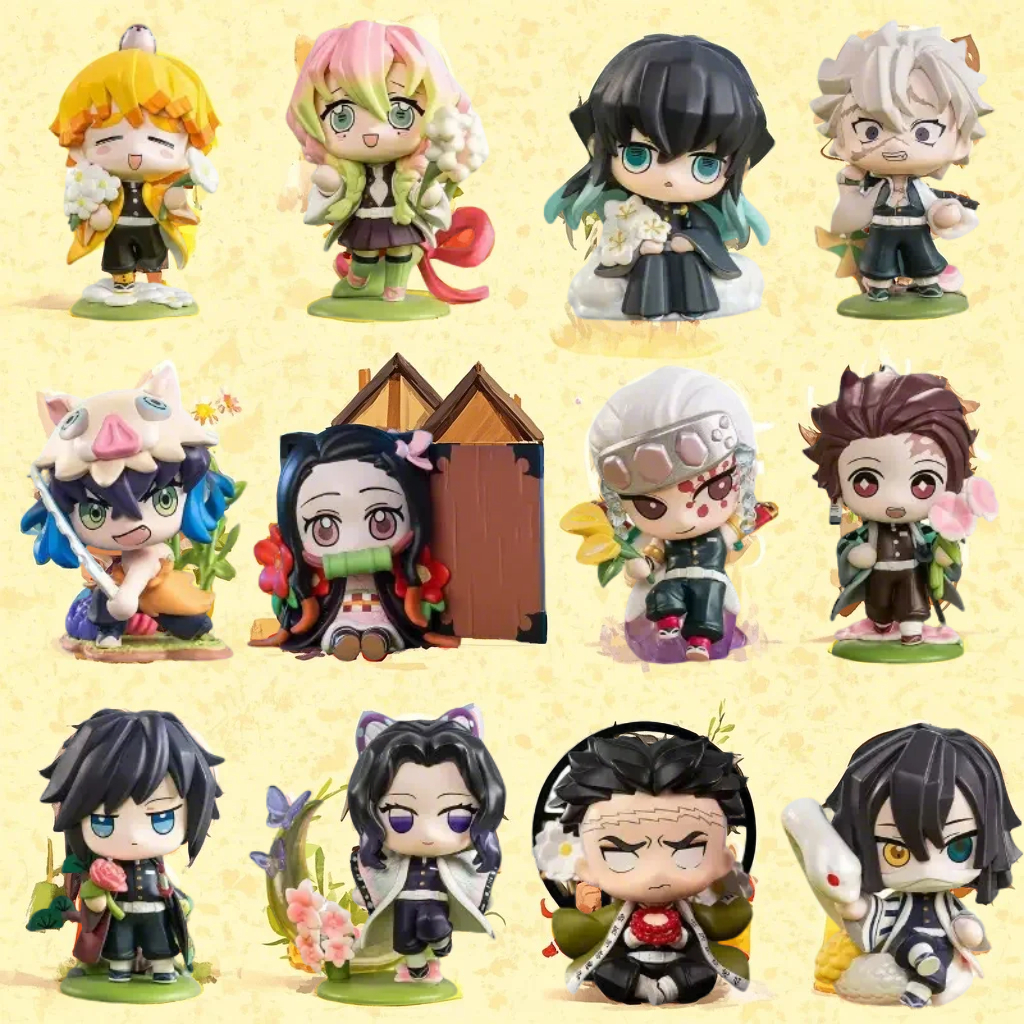 Demon Slayer Figure Blind Box Nezuko Zenitsu Inosuke Tanjirou | Shopee ...