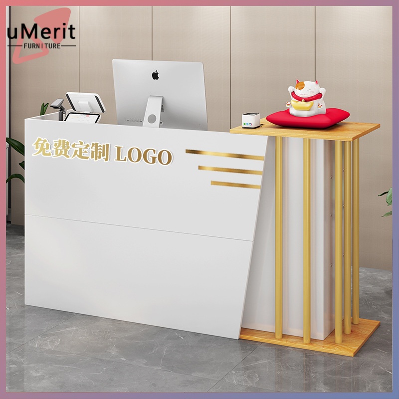 Cashier counter supermarket counter desk reception desk small modern ...