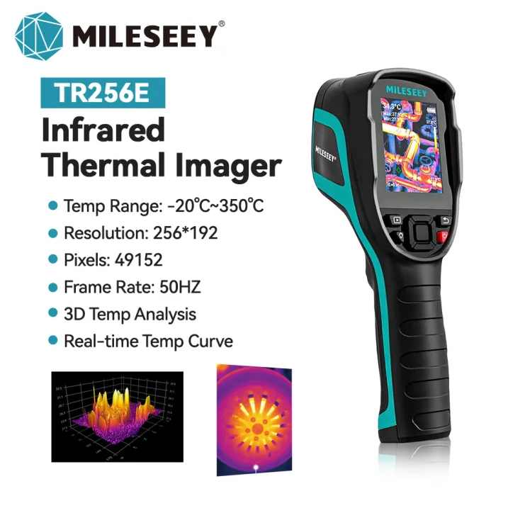 Mileseey TR256E /B Infrared Thermal Imager Thermal Imager Leak Detector ...