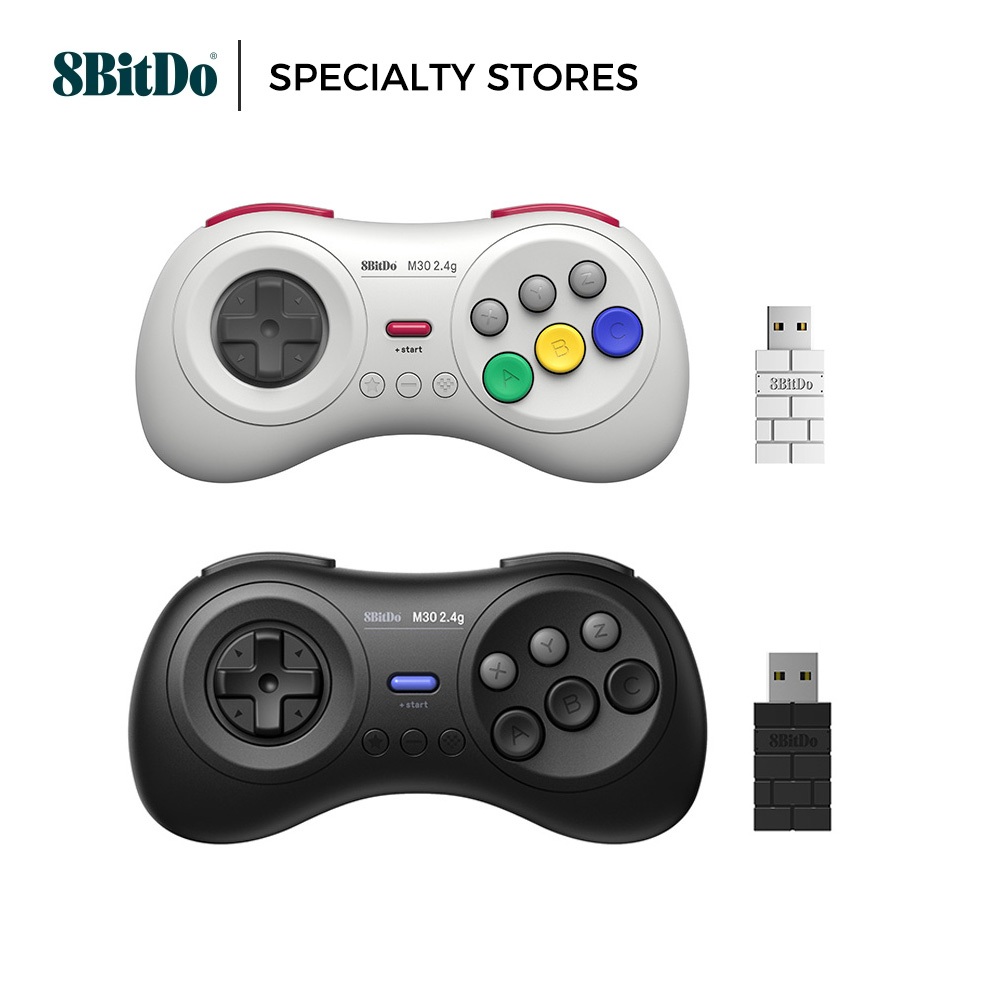 8Bitdo M30 2.4G Bluetooth Wireless Gamepad For Original Genesis & Mega Drive Mini Sega Genesis ...
