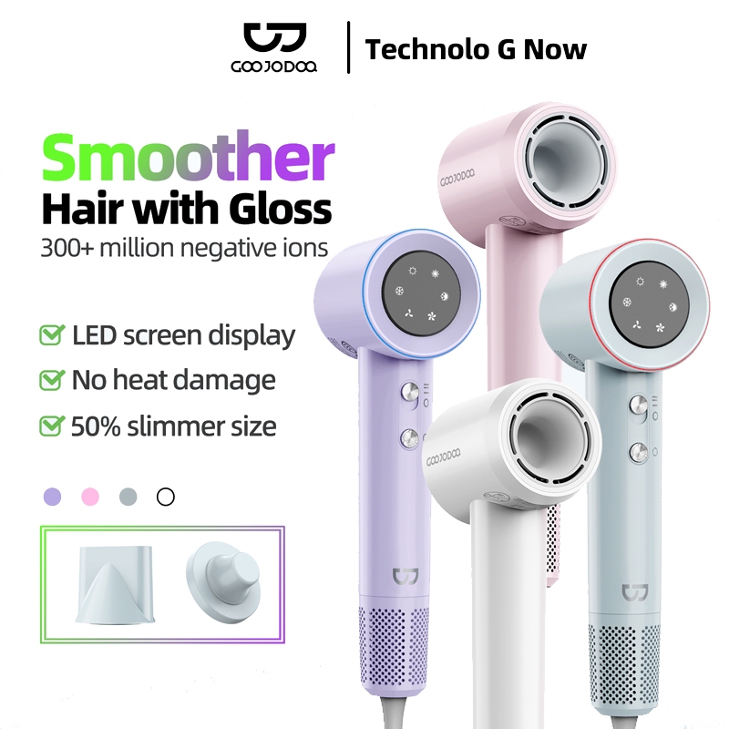 GOOJODOQ Magnetic Air Intake High Speed Hair Dryer | Shopee Malaysia