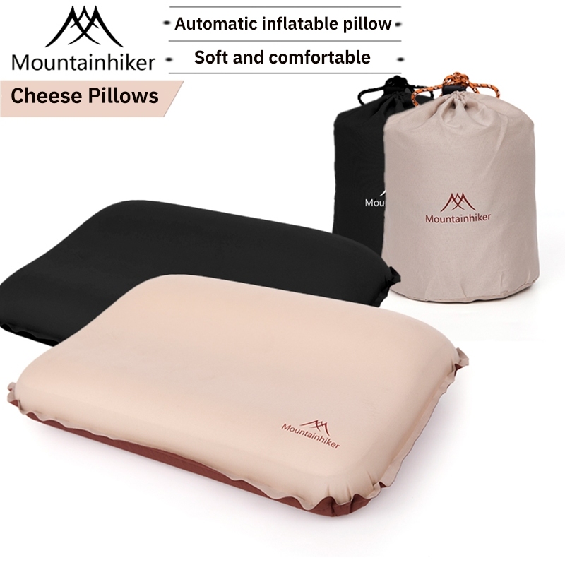 MOUNTAINHIKER Camping cheese pillow Outdoor Travel Portable Soft Self ...