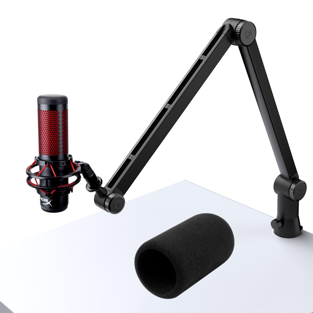 HyperX QuadCast Boom Arm - Upgraded Heavy Duty Mic Arm with HyperX ...