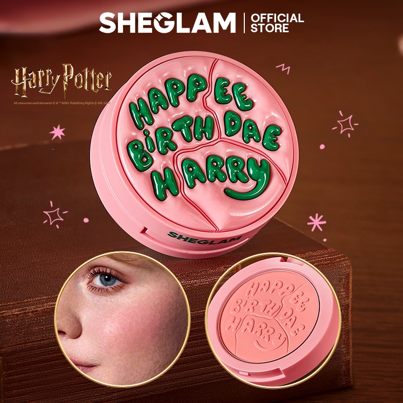 Harry Potter™ X SHEGLAM Happee Birthdae Harry Pink Blush Matte Face ...