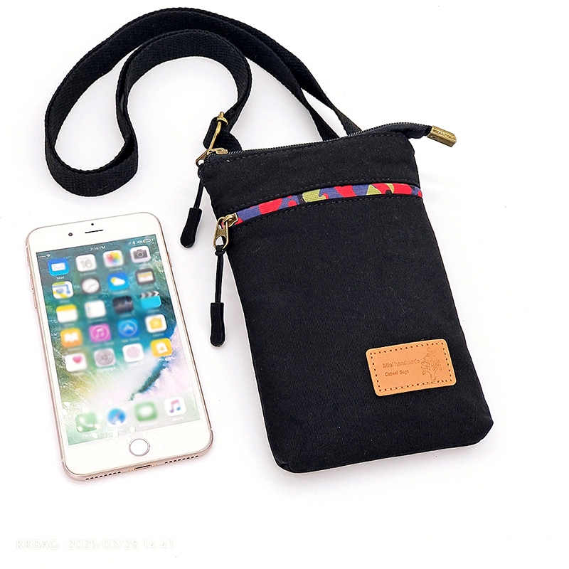 Simple Style 2026 New Style Canvas Mobile Phone Bag Men Women Fabric ...