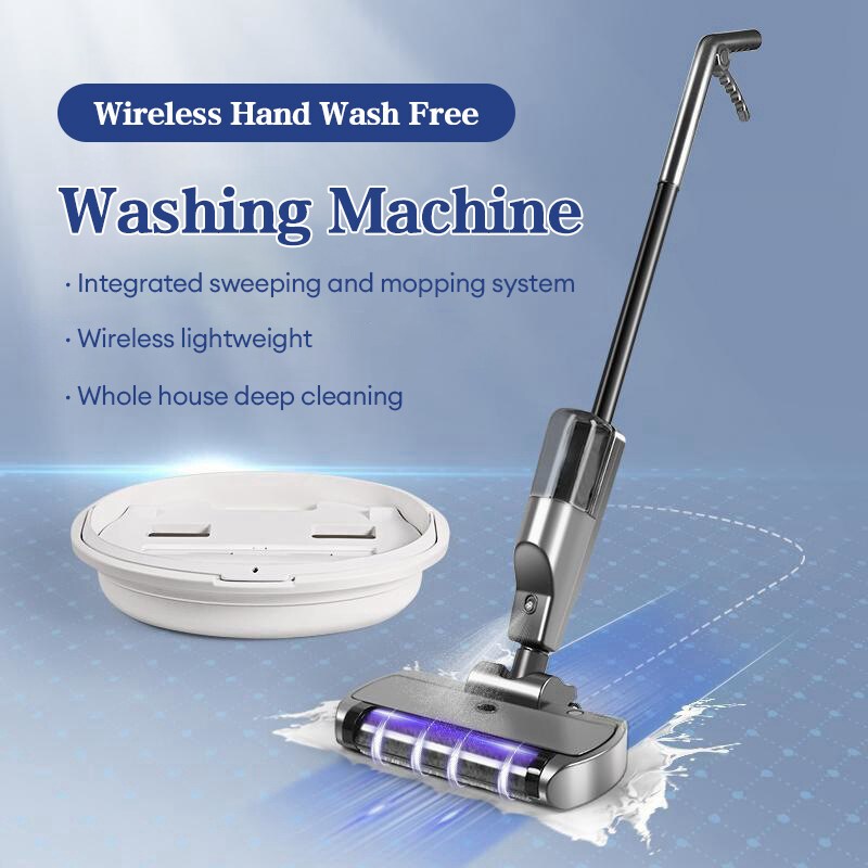 Wireless Smart Electric Mop Wet Dry Cleaning With Cleaning Bucket ...