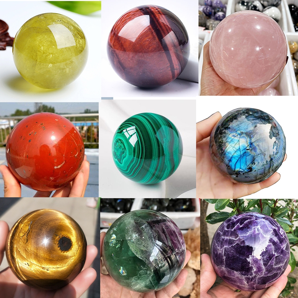 Natural luxury multi-color crystal ball collection exquisite ...