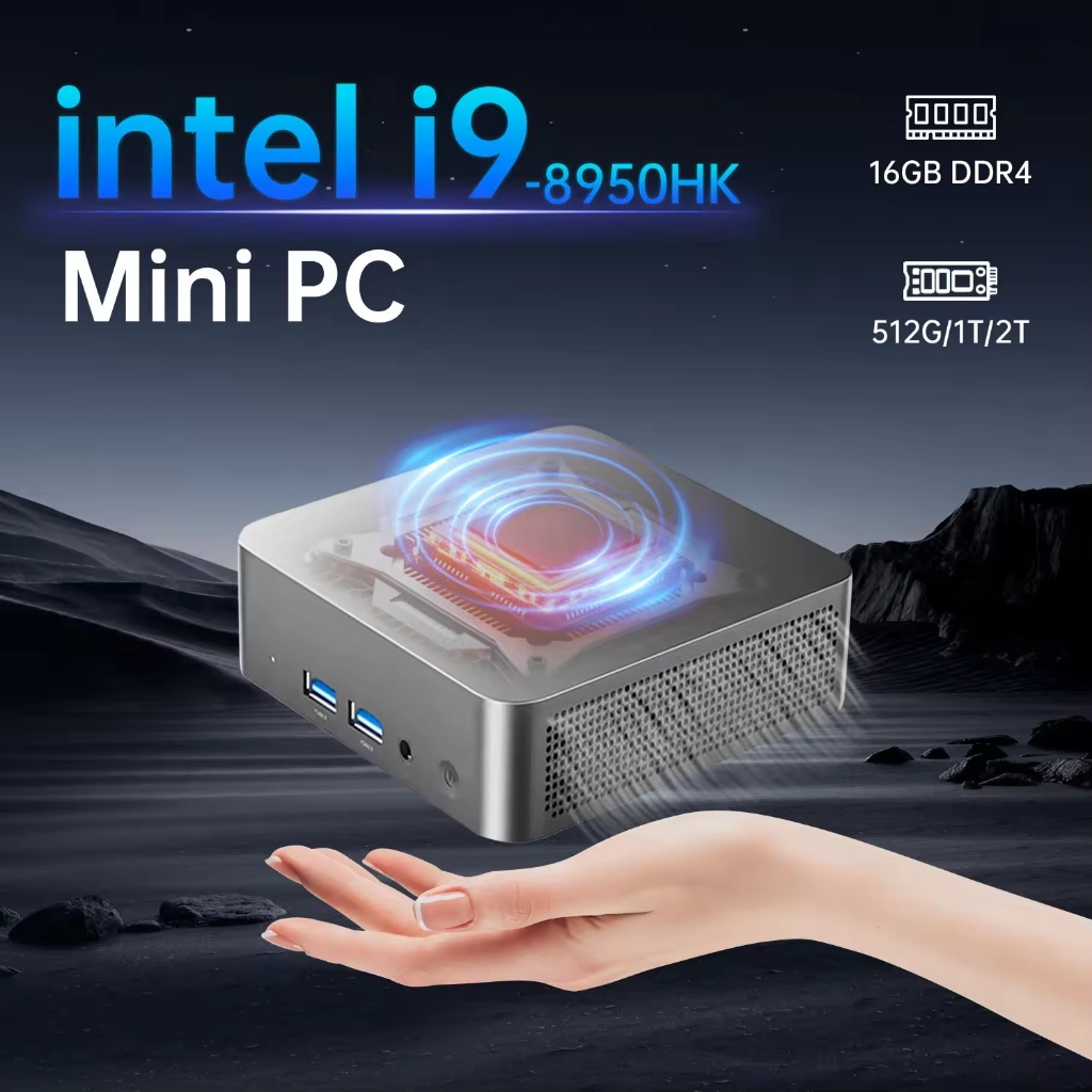 Brand new factory stock mini PC Intel Core i9 8950HKSSD full-featured C ...