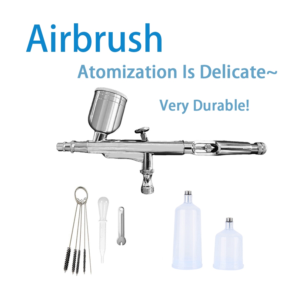 Spray paint gun, dual action trigger spray gun kit, equipped with a 0 ...