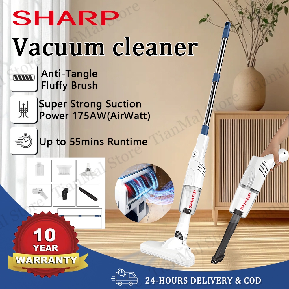 [Ready Stock] Sharp Handheld Wireless Vacuum Cleaner Original Multi ...