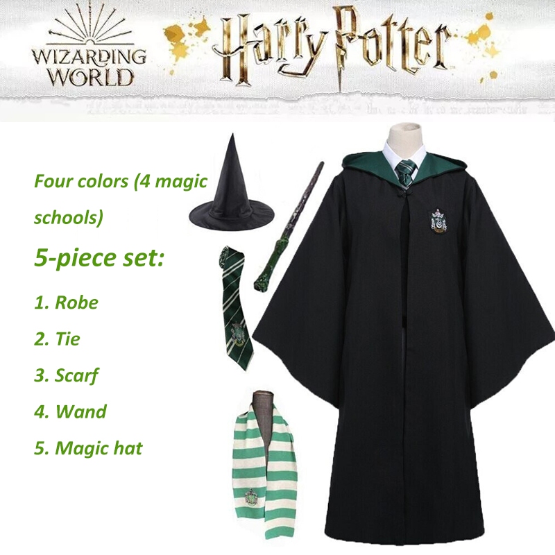 5pcs Magic Cloaks School Uniform Potter Book Movie Character/Costume ...