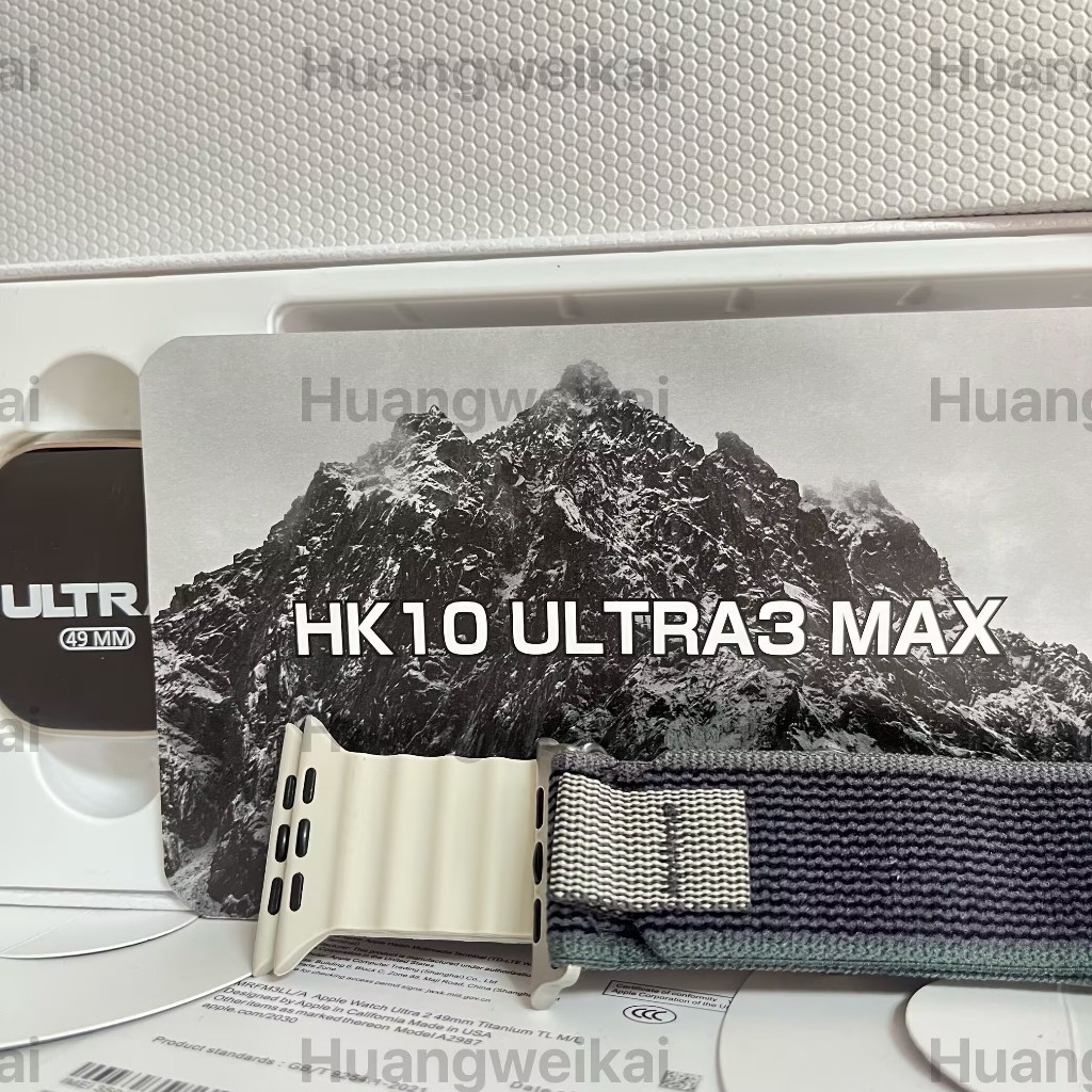 AI 2025 hk 10 ultra 3 max 4GB AMOLED Smart Watch Men NFC Smartwatchc ...