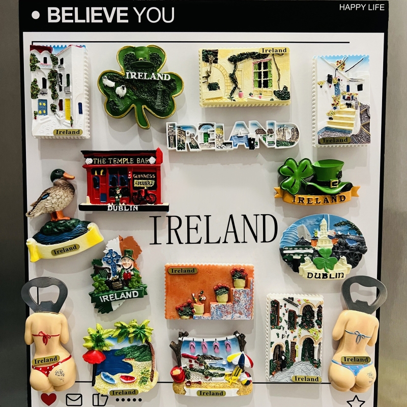 Ireland，Clover，Dublin，Temple Bar，Bottle opener，sheep，beach，rudder，sea ...