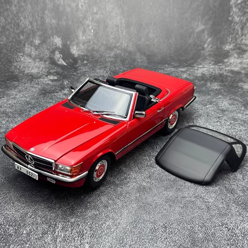 NOREV 1/18 Mercedes Benz 350SL Bruce Lee Movie Classic Alloy Car Model ...