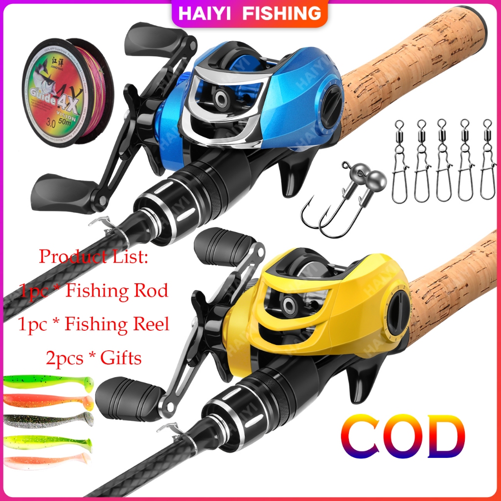 HAIYI FISHING set ultralight fishing rod and reel bc casting set bc ...