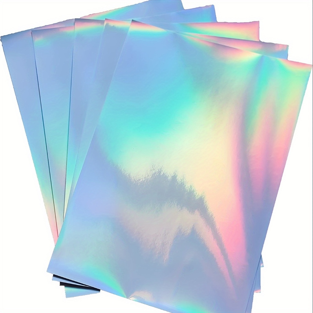 Printable Holographic Sticker Paper for Your Ink Jet Printer 8.5 x 11 ...