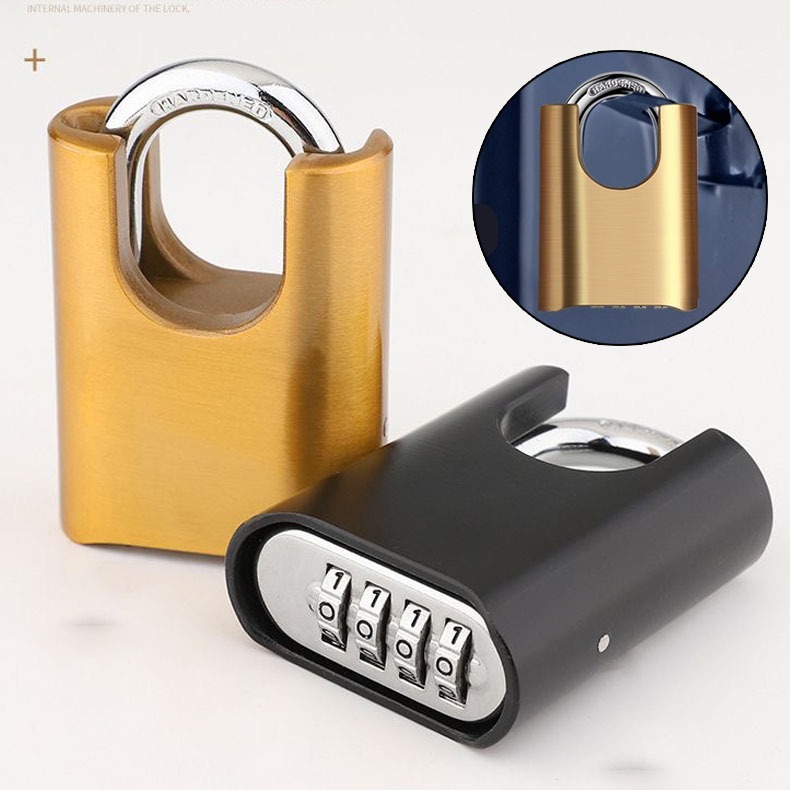 Waterproof Alloy 4-Digit Passcode Number Combination Lock, Protection ...